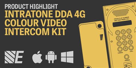 Product Highlight Intratone Dda 4g Colour Video Intercom Kits Easygates Direct