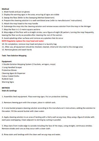 50 SAMPLE Method Statements In PDF MS Word