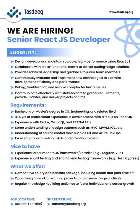 Dr Ahmedyar Janjua On Linkedin Reactjs Hiring Karachi Developer