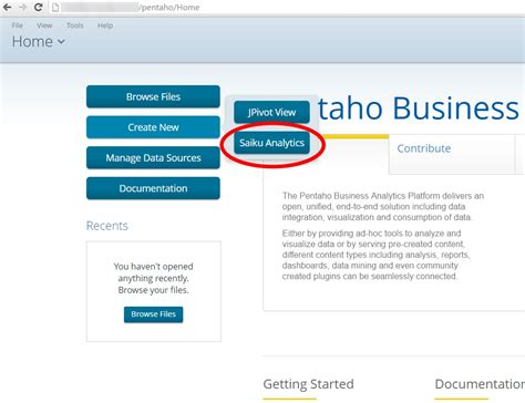 Pentaho Where To Find Saiku Reporting Standalone Version Stack Overflow