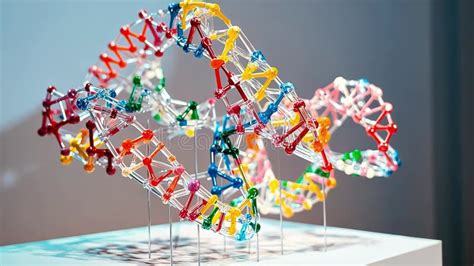 A Medium Closeup Of A 3d Model Of Dna Strands Intertwined With Tools Representing Editing