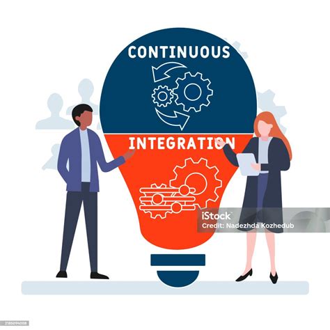 Ci Continuous Integration Acronym Stock Illustration Download Image Now Arrow Symbol