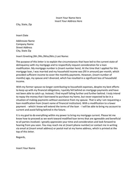 35 Simple Hardship Letters Financial For Mortgage For Immigration