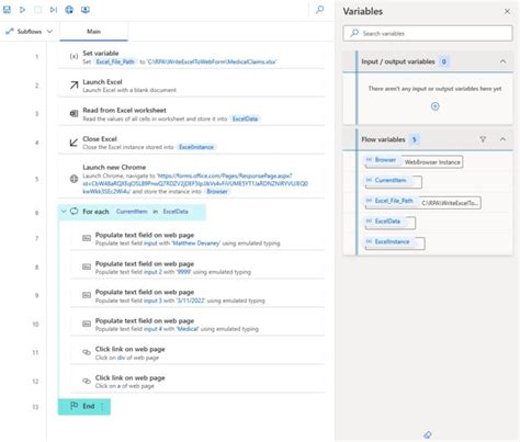 Power Automate Desktop Data Entry From Excel To Website
