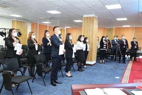 Төрийн захиргааны албан хаагчийн тангараг өргөх ёслол боллоо Нийслэлийн улсын бүртгэлийн газар