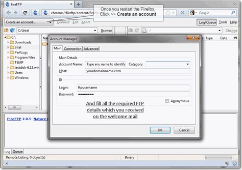 How To Connect FTP Using FireFTP Firefox Browser Addon For Linux MAC Windows Operating