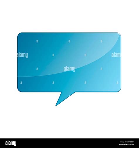 Comment Bubble Or Talk Bubble Stock Photo Alamy