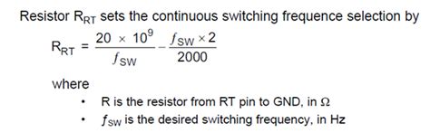 TPS C A Switching Frequency Accuracy Power Management Forum Power Management TI E E