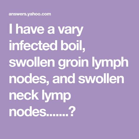 Swollen Lymph Nodes In Groin Men