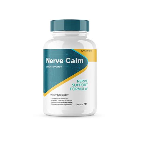 Nerve Calm Nerve Health Capsules Nervecalm Healthy Nerve Support 60