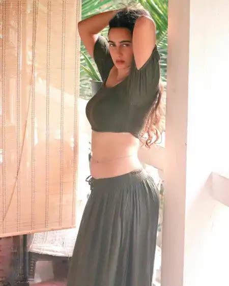 Megha Shukla Flaunting Navel In Lehnga See Photos