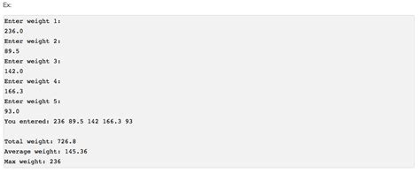 Solved 1 Prompt The User To Enter Five Numbers Being Five