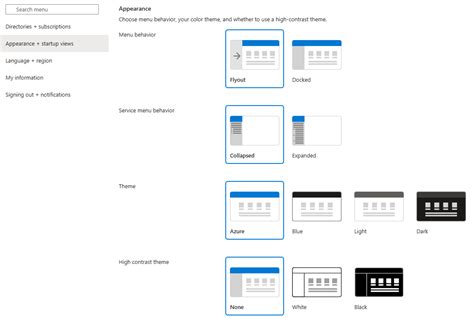 Zarządzanie Ustawieniami I Preferencjami Witryny Azure Portal Azure