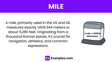 Mile Definition Tools Conversion Chart Uses