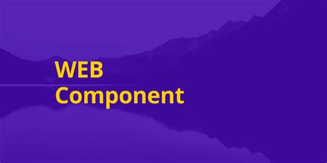 Web Components With Javascript Dev Community