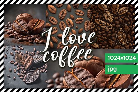 Coffee Beans Background Pattern Graphic By Digiknuppy · Creative Fabrica