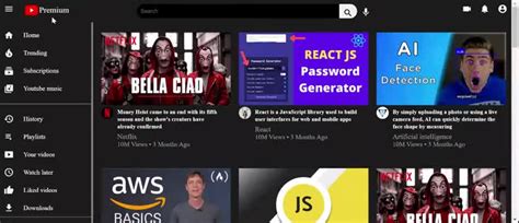 Webdevelopment Html Css Frontend Responsive Cssgrid Youtubeclone