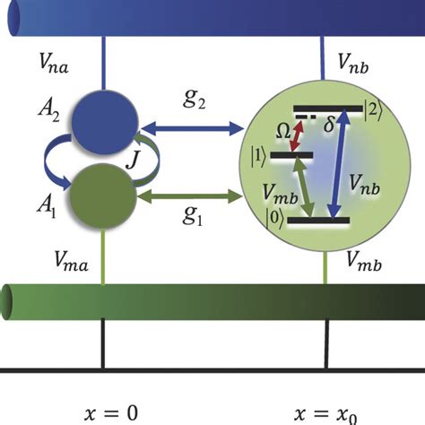 Schematic Diagram Of Two Waveguides M And N Coupled To Two Single Mode