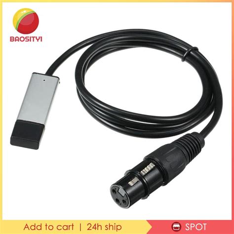 [baosity1] สายเคเบิลอะแดปเตอร์ควบคุมอินเตอร์เฟซ Usb เป็น Dmx Dmx512 Shopee Thailand