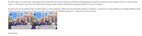 Iris And Drayton Sharing The 8th Gym Leader Spot In Bw Revisit R