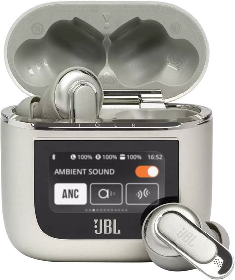 JBL Tour Pro True Wireless NC Earbuds True Adaptive ANC Immersive JBL Spatial Sound Mics