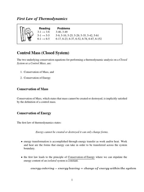 Control Mass Pdf Heat Fluid Dynamics