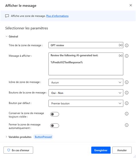 Référence Aux Actions Ai Builder Power Automate Microsoft Learn