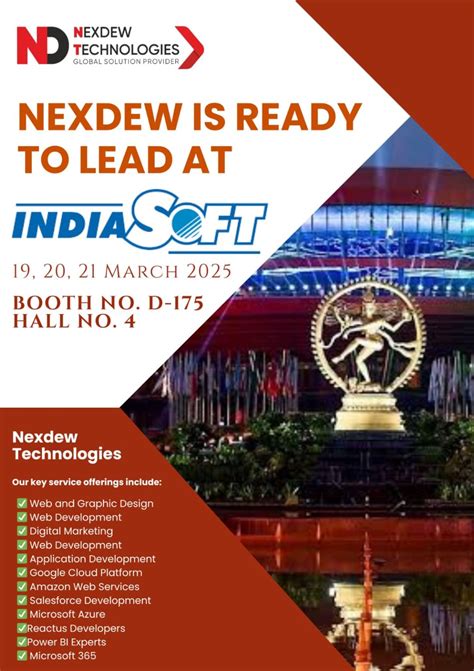 indiasoft2025 nexdewtechnologies techinnovation itservices
