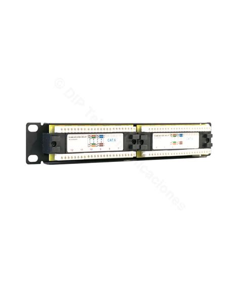 PATCH PANEL 10 CAT 6 12 PUERTOS UTP 2LAN Equipment