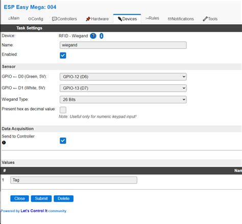 Bug In Plugin 008 Rfid Wiegand · Issue 3259 · Letscontrolit Espeasy · Github