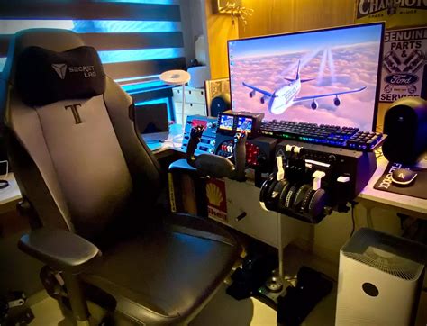 Lundy Wongs Home Flight Simulator Setup