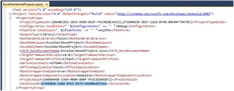 How And Where Can I Change GUID For VSTO Excel Ribbon Stack Overflow