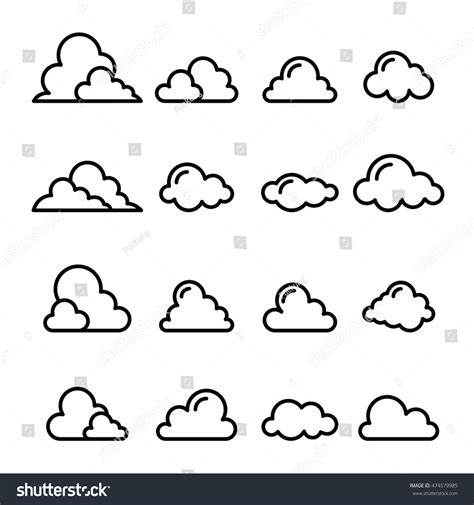 165033 구름 픽토그램 이미지 스톡 사진 및 벡터 Shutterstock