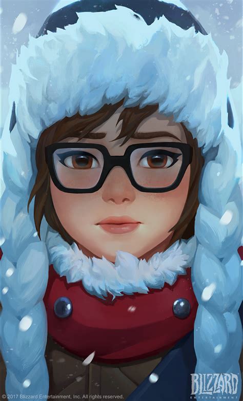 Overwatch Fanart Cute Mei 726x1200 Wallpaper