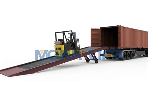 New Generation Of MORN Mobile Loading Dock Ramp Relieves Users Of Loading And Offloading Work