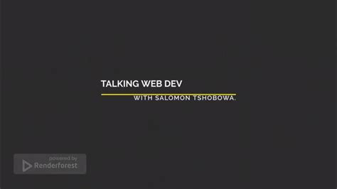 Welcome To Talking Web Dev Youtube