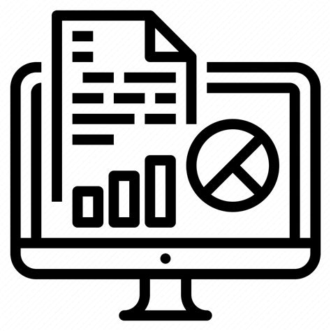 Analysis Chart Computer Data Graph Pie Icon Download On Iconfinder