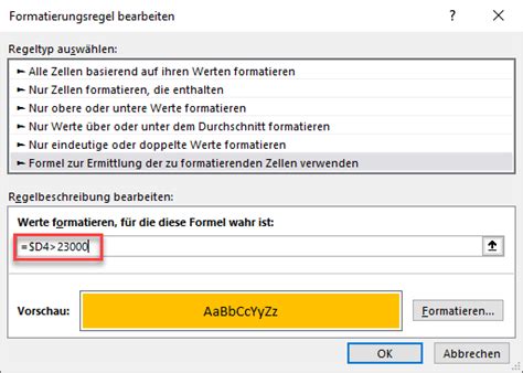 Bedingte Formatierung Auf Basis Einer Formel Excel And G Sheets Automate Excel