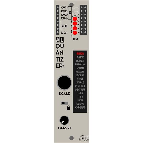 Quantizer Module Automatic Pitch Quantizer Following Musical Scales