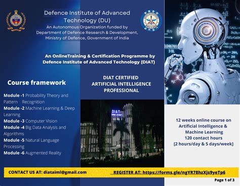 Aiand Ml Brochure B 05 An Onlinetraining And Certification Programme By