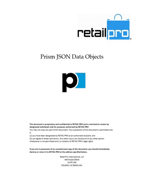 Prism Json Data Objects Pdf Integer Computer Science Json