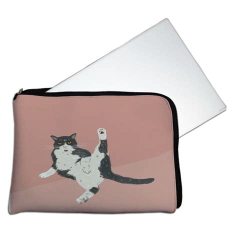 Capa Protetora Para Notebook Linha Gatos 001