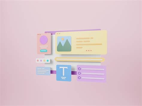 Premium Photo Web Page Interface Design Web Design And Web Development Concept User Interface