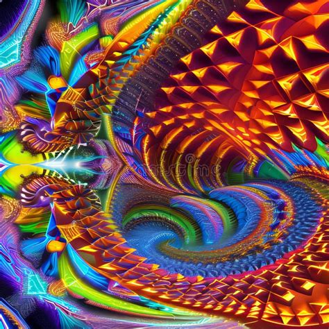 1550 Digital Abstract Fractals A Futuristic And Mesmerizing Background Featuring Digital