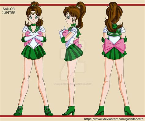 Sailor Jupiter Model Sheet By Joshdancato On Deviantart