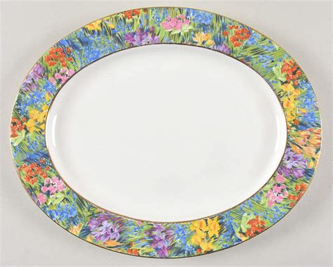Springtime 12 Oval Serving Platter By Paragon Replacements Ltd