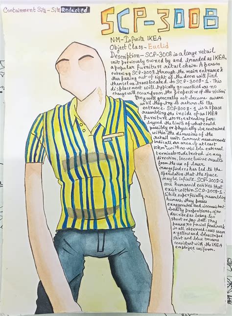 Scp 3008 In Water Colour By Bloodandheart On Deviantart