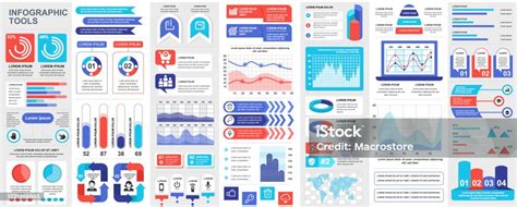 인포그래픽 Ui Ux 차트 다이어그램 워크플로우 순서도 타임라인 온라인 통계 마케팅 아이콘이 있는 Kit 요소 번들 0명에 대한 스톡 벡터 아트 및 기타 이미지 Istock