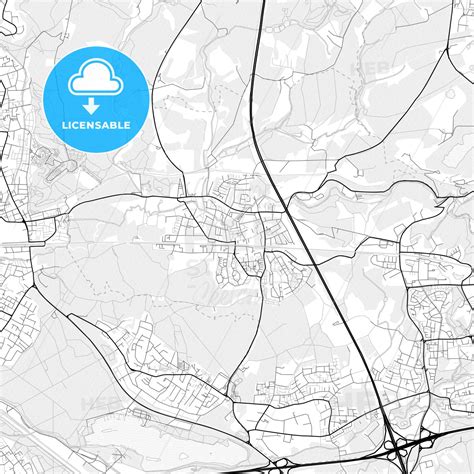 Vector Pdf Map Of Erkrath Germany Hebstreits