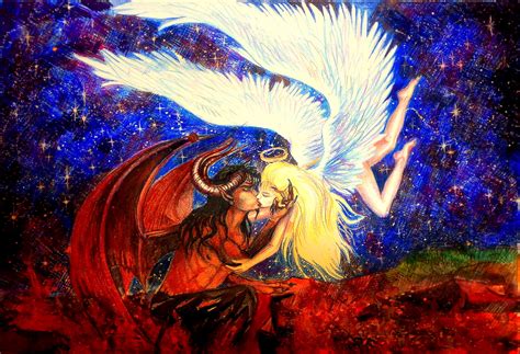 Angel And Devil Girl Quotes Quotesgram